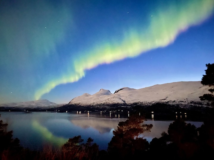 Hytte M/anneks, Fantastisk Utsikt, Gode Solforhold - Fauske