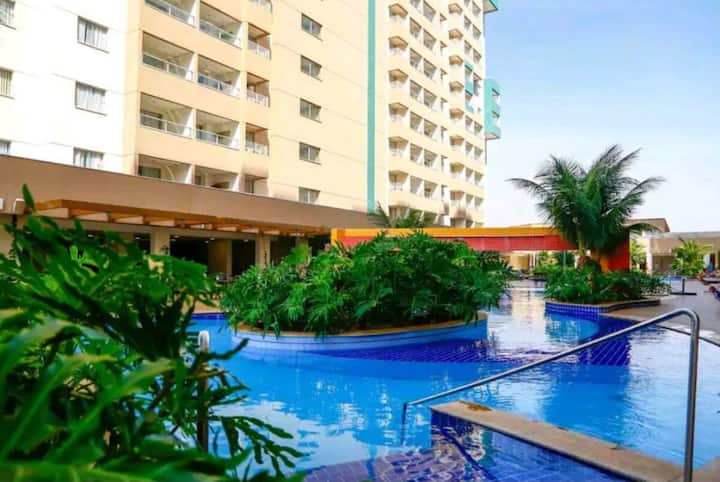 Divirta-se Apto Completo/2 Min. Dothermas/ar/lazer - Olímpia