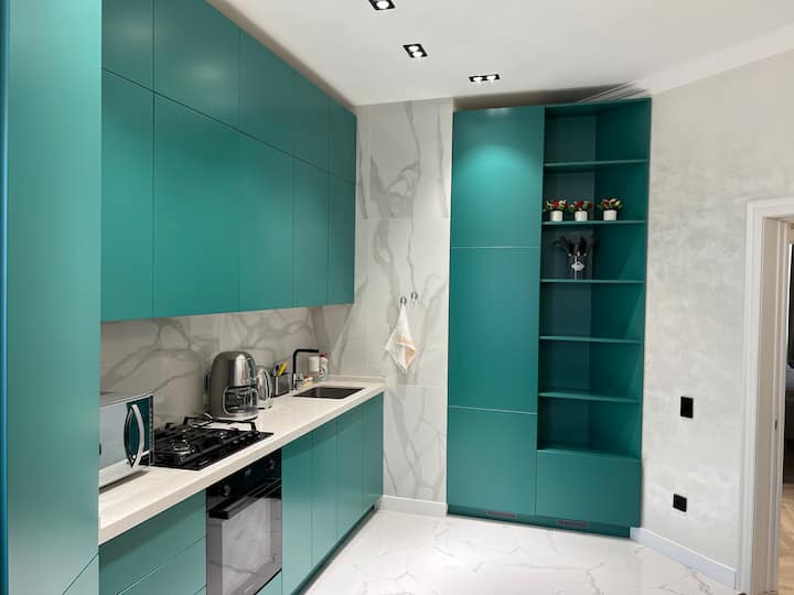 Квартира с 2х спальнями Golden House Parisien - Tashkent