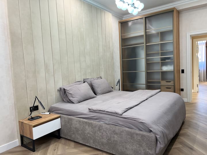 Квартира с 2х спальнями Golden House Parisien - Tashkent