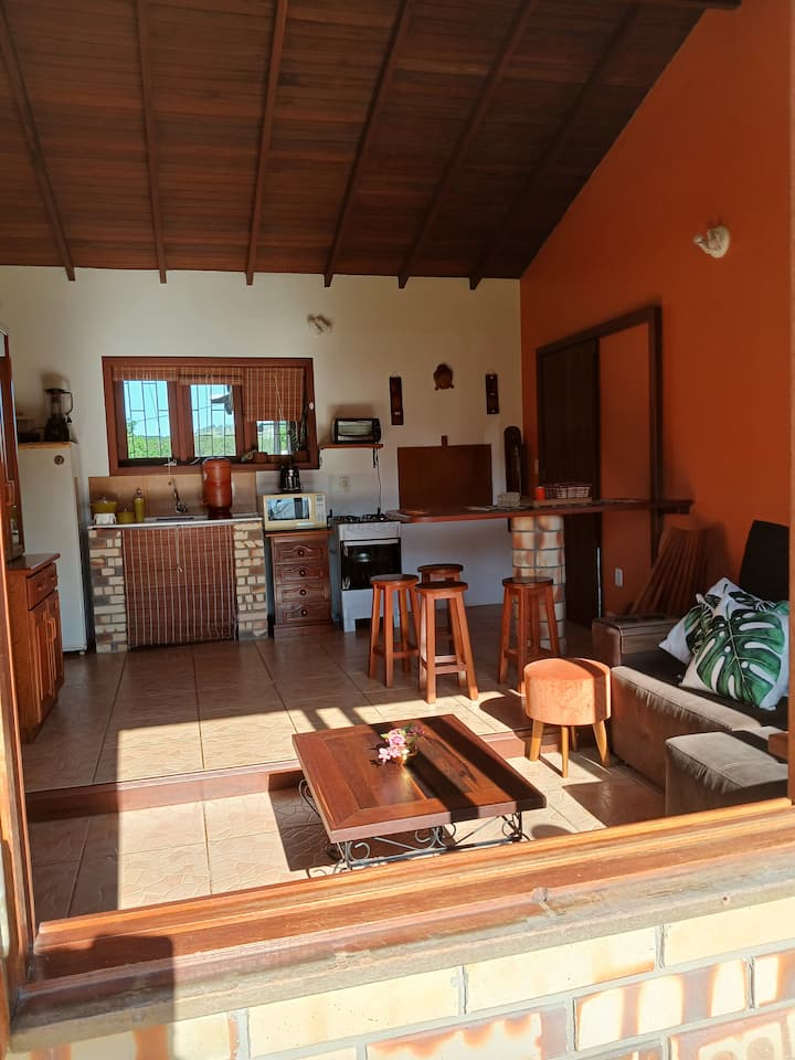 Casa Térrea Com Pátio E Garagem! - Garopaba