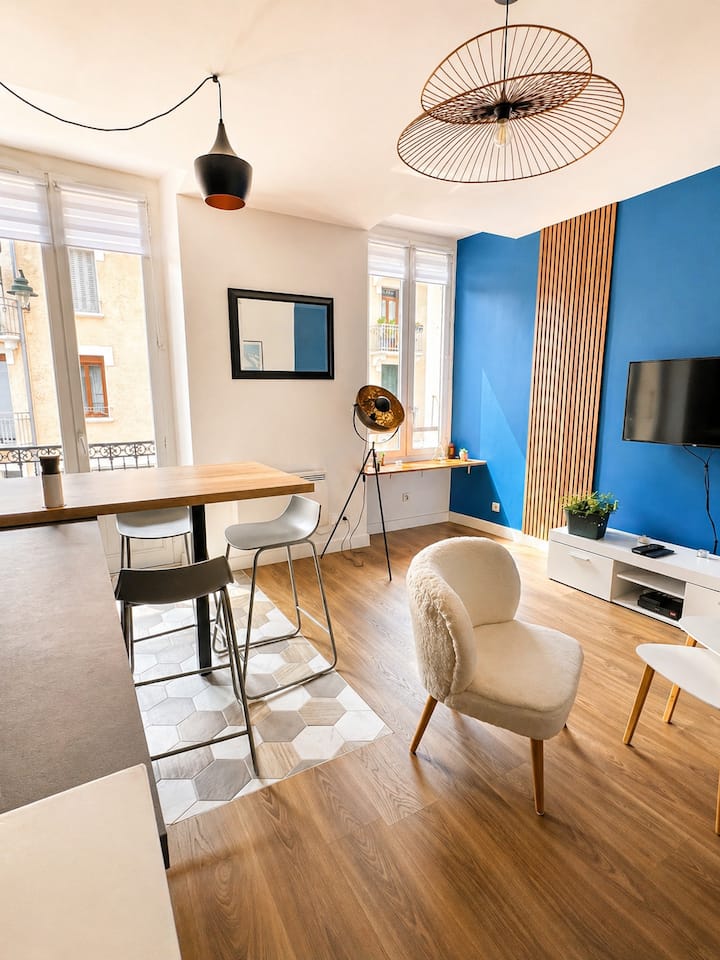 Le Flamboyant - 3 éToiles - Wifi - Central - Cosy - Aix-les-Bains