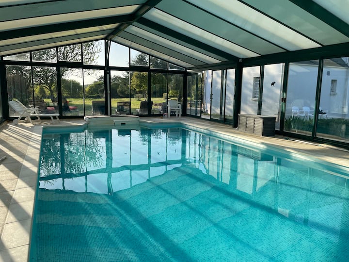 Maison 8 Pers Piscine Chauffée Et Domaine Privé - Auray