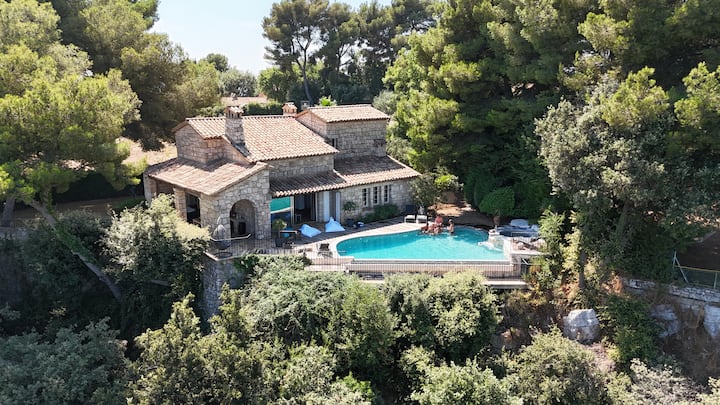 Maison Provençale - Vue à 180° Mer Et Montagne - Vence