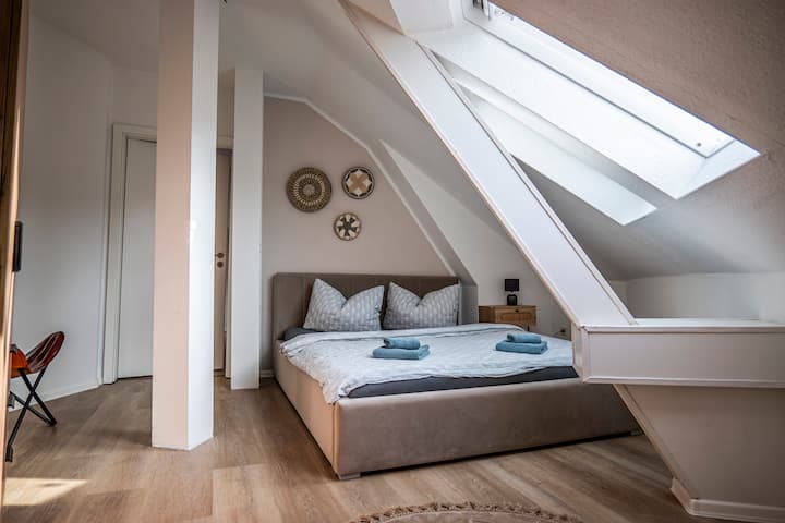 Moderne 2 Raum - Arbeitsplatz - Smarttv - Zentral - Erfurt