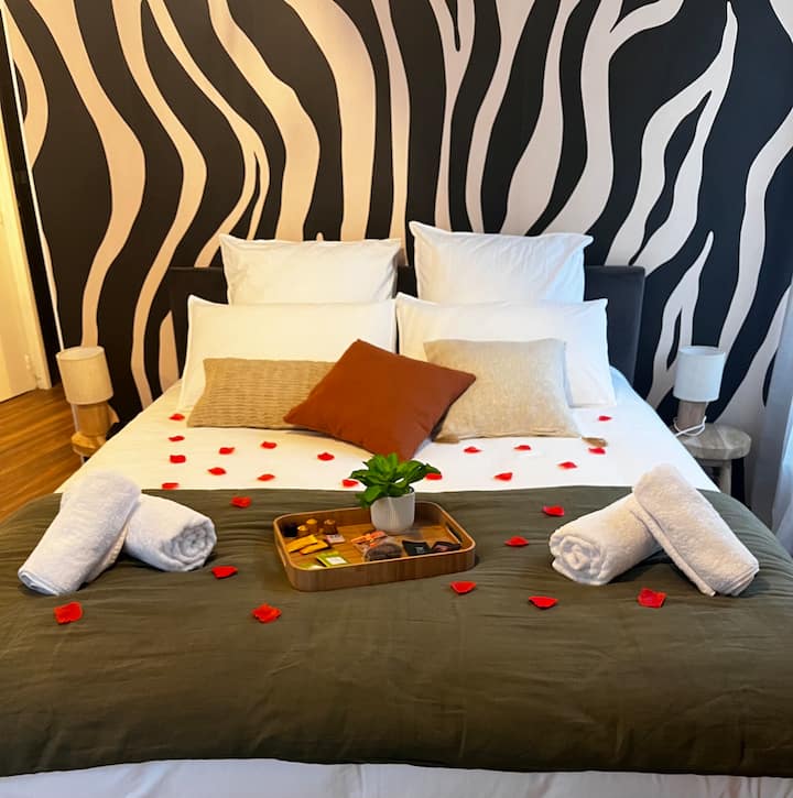 Suite Cara - Logement Atypique - Sauna & Balnéo - Brive-la-Gaillarde