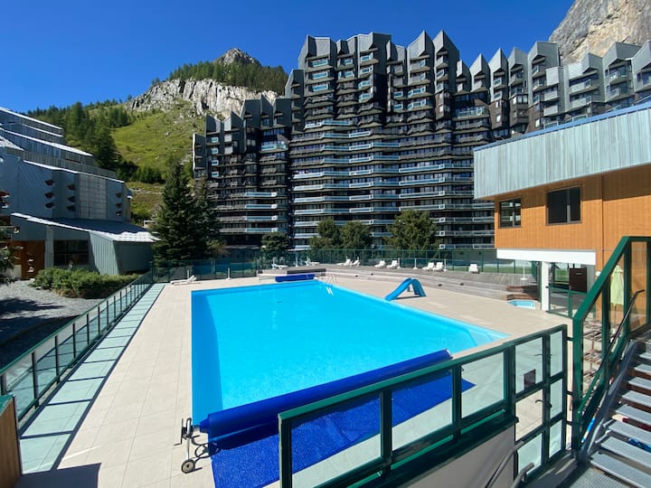 Résidence Piscine Tennis Et Vue Imprenable - Val-d'Isère