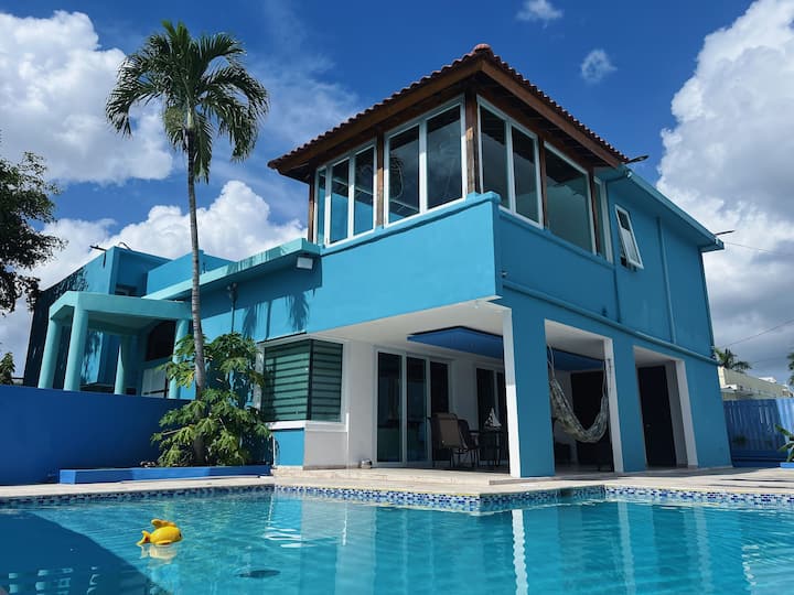 New! Pool, Bbq & Fun Near Airport W/security 24/7 - San Juan