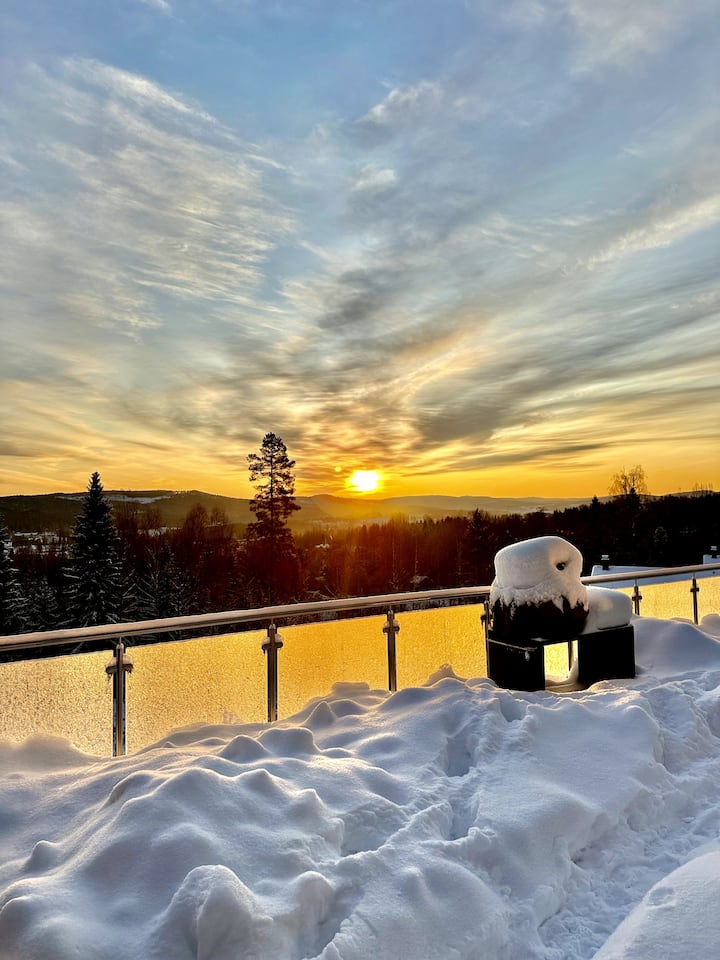 Lyxigt Och Mysigt Hus Med Utsikt öVer Järvsö! - Järvsö