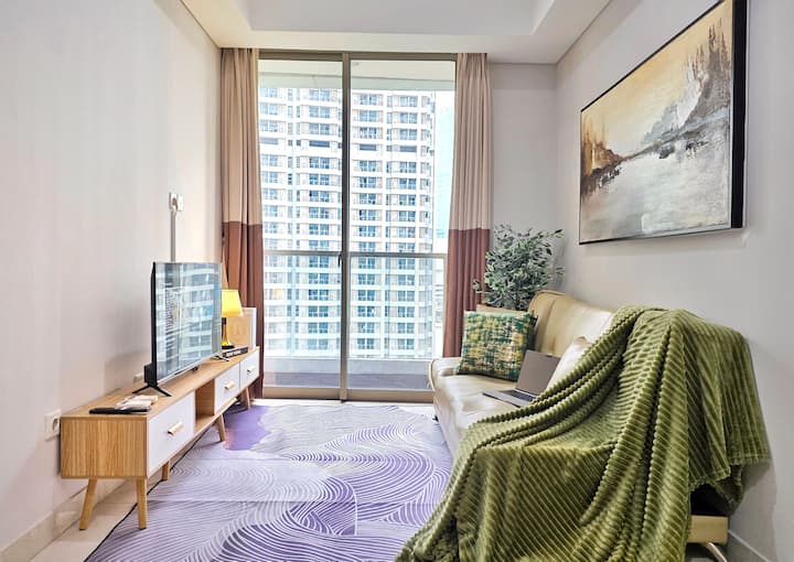 Arumi Sanliving • 2br •Taman Anggrek • Mall Access - West Jakarta