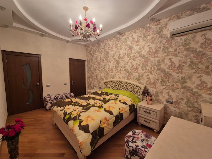Cozy Apartment In City Center With City View - Baku
