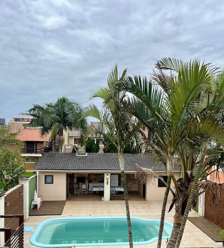 Mansão Pé Na Areia Com Piscina - Torres