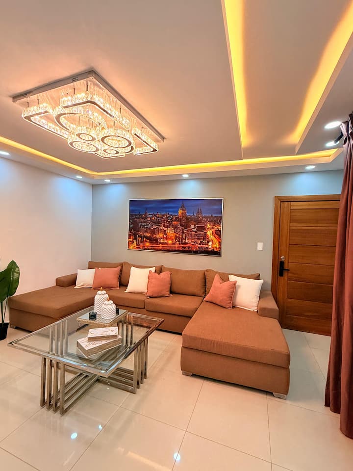 Residencial Colinas 3 Apto 3br Seg.24/7+2park A/c - Santo Domingo