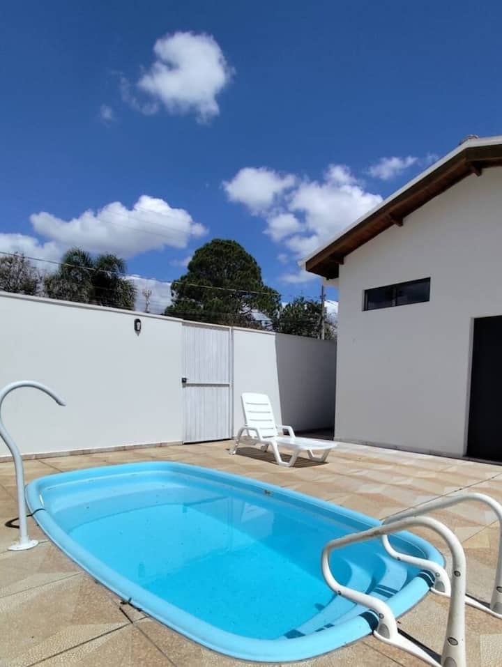 Casa Alto Padrão, Piscina Para Relaxar Em Família - Itapetininga