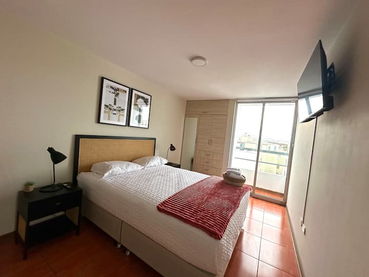 Bh* Duplex Terraza Privada - Depa 2br Chorrillos - Lima