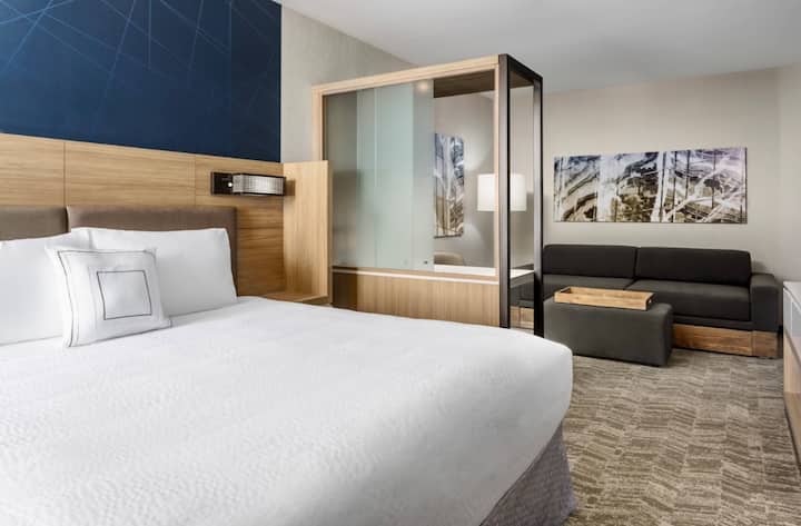Belmont Redwood Shores 1 King Suite W/ Breakfast - San Mateo, CA