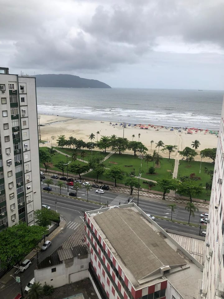 Apartamento Frente Mar Na Orla De Santos - Sao Vicente, Brazil