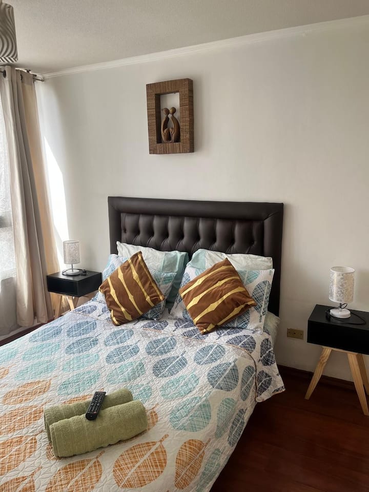 1006 Depto. 4 Personas Metro Moneda - Santiago