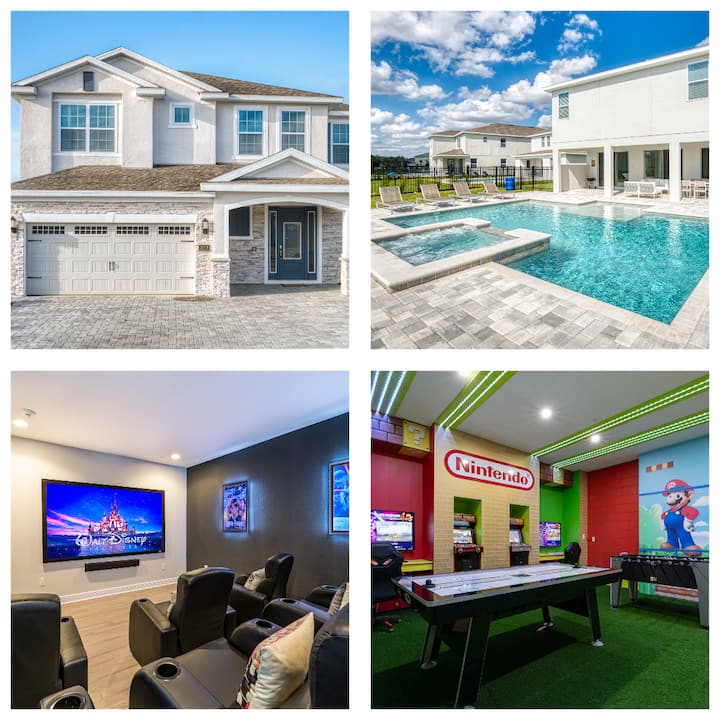 Spacious 9bd Near Disney With Pool - Family Dream - Florida