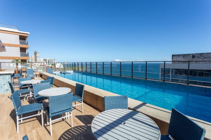 Na Barra Com Academia E Piscina! - Bahía