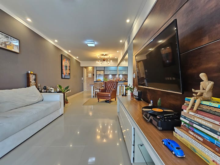 Melhor Localização, Poucos Passos Da Praia. Novo - Bertioga