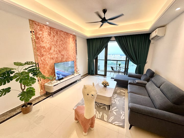 R&f Outstanding Seaview 4br Phase2 *New* 11-16 Pax - Johor Bahru
