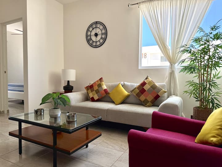 Lovely & Cozy Apartment In Selva Escondida - Puerto Morelos