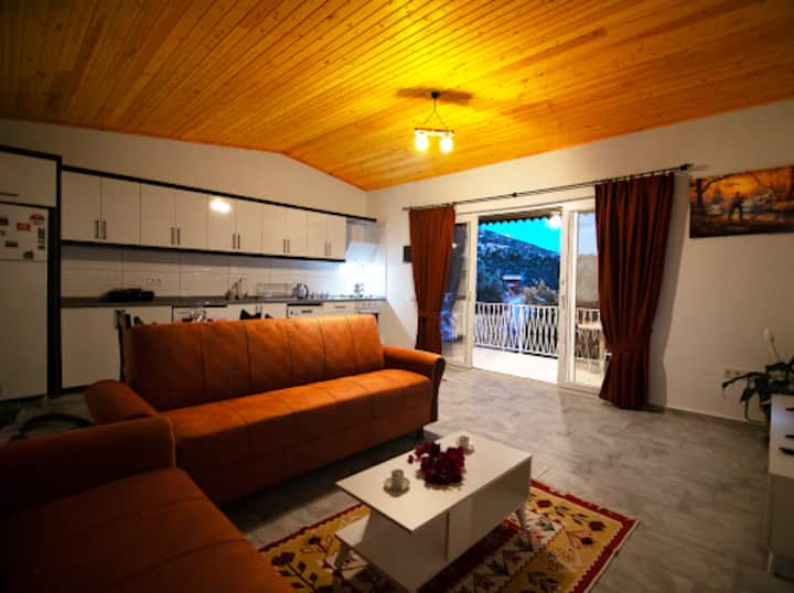 Kiralık 1+1 Balayı Apartı - Kalkan
