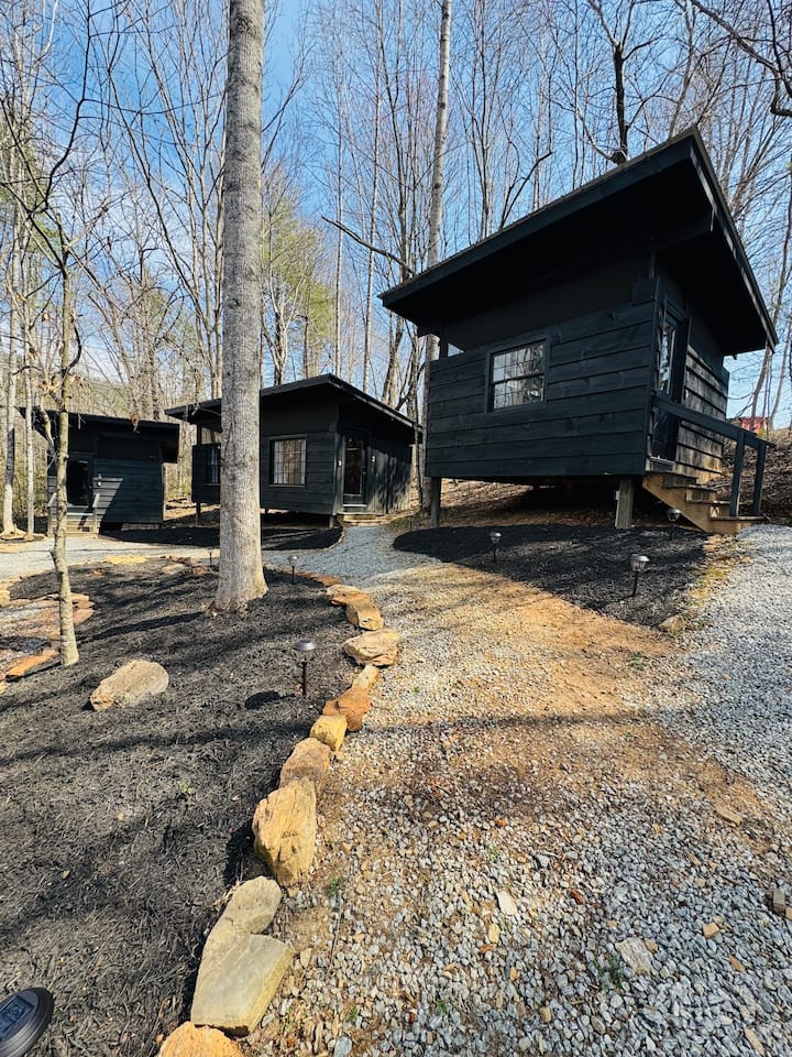 Camping Cabin #2 W/ Full Bathhouse! - Brevard, NC