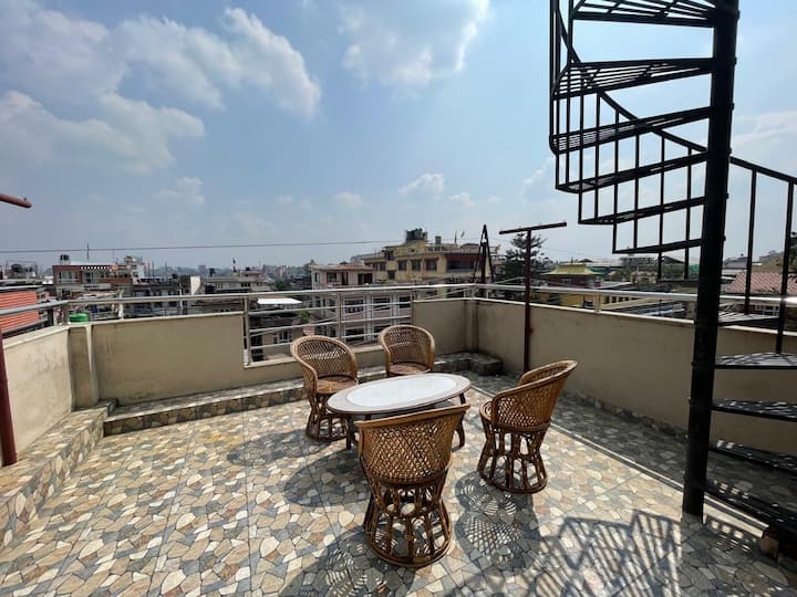 The Monkey Temple. - Kathmandu