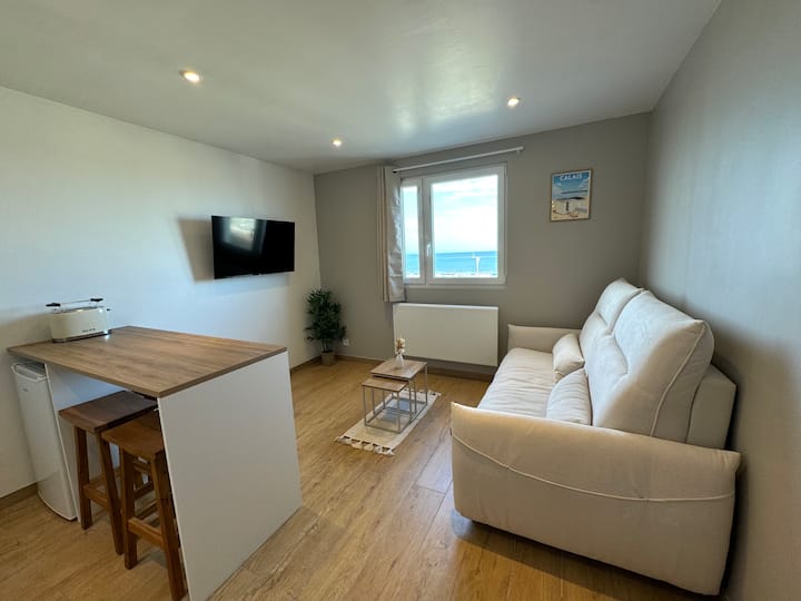 Studio Vue Mer + Stationnement Privatif - Calais