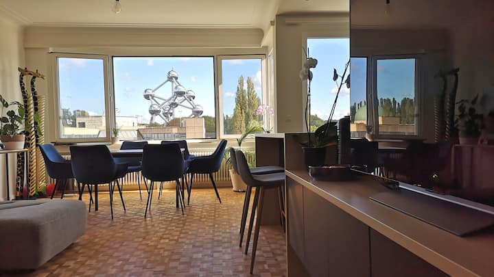 Grand Appartement Moderne Avec Vue Sur L'atomium - Grimbergen