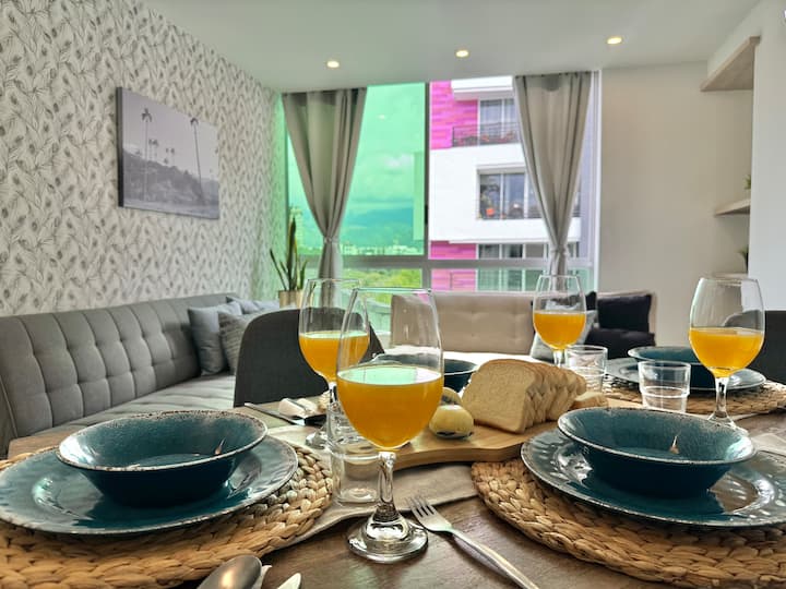 Aparment: Pool, Gym, Parking & Near Everything - Armenia, Colombia