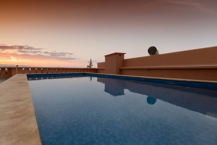 Rooftop Pool | Gueliz Luxury Apt | Gym & Spa - Marrakech