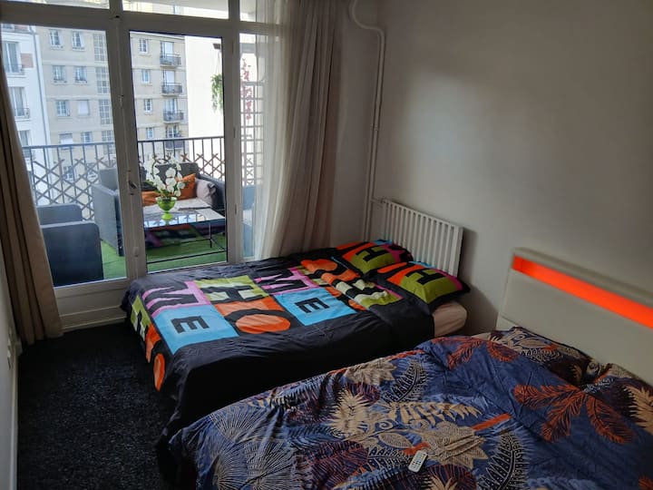 Chambre Et Terrasse Privée Près De La Tour Eiffel - París