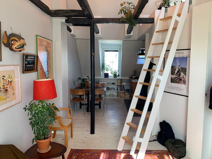 Bright & Stylish Studio W/ Loft - Copenhagen