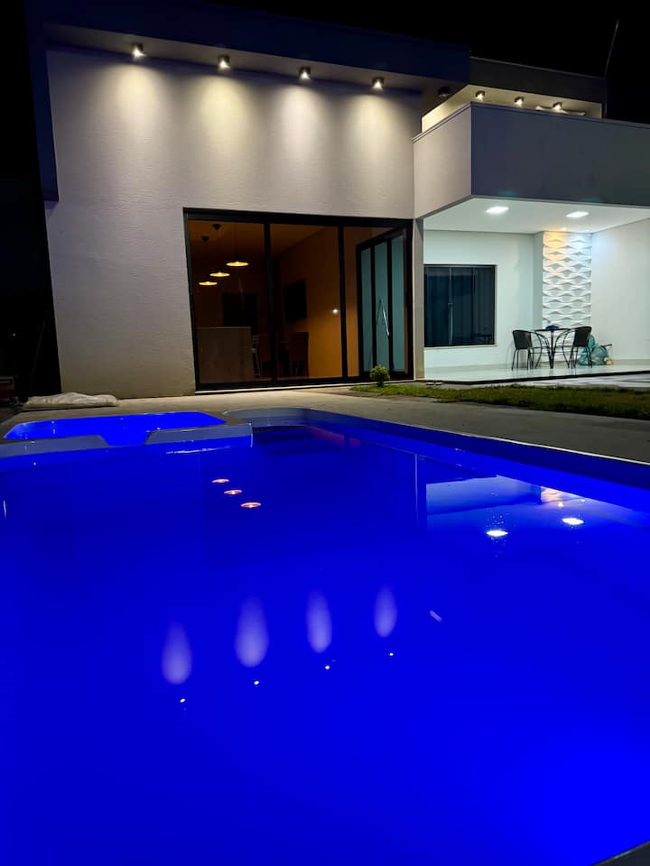 Casa Climatizada E Com Piscina - Mato Grosso (estado)