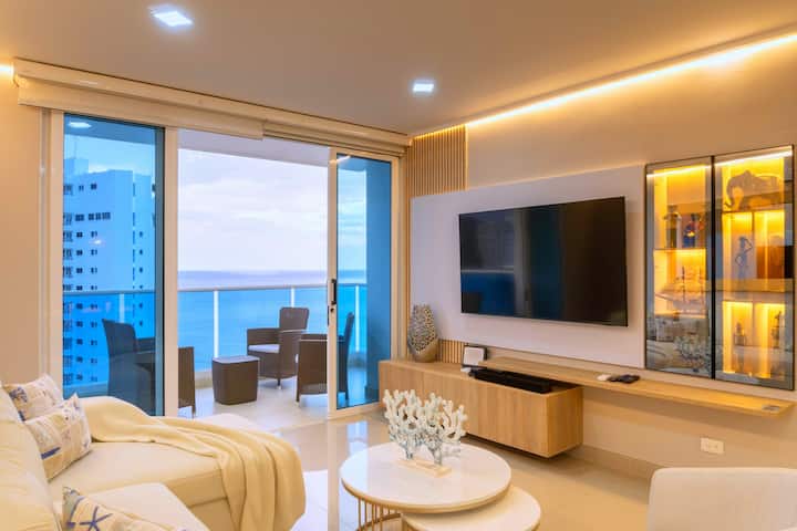 Luxury Vista Al Mar+playa Privada+piscina+jacuzzi - Colombia