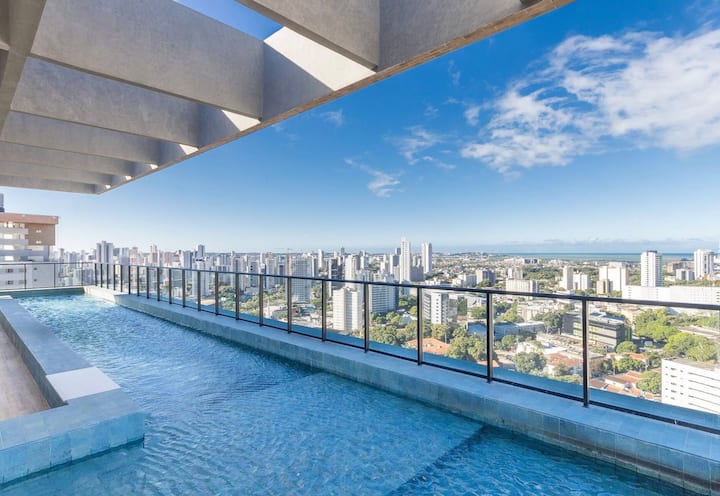 Incrível Apartamento Próx.  Ao Consulado Americano - Recife