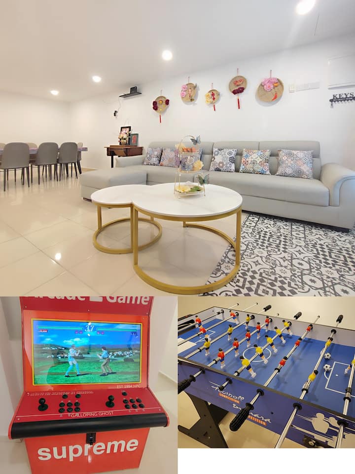 Georgetown Heritage Terrace *Wifi*4r4b*16pax*game - Insel Penang