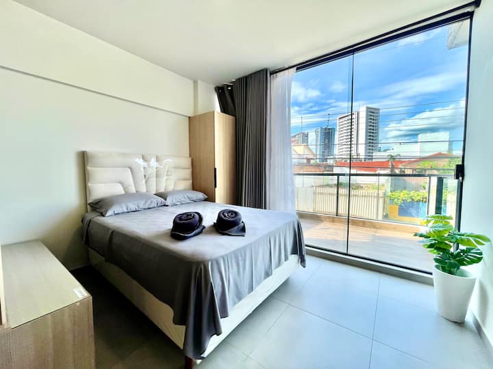 Oferta: Studio Con Amplio Balcón - A Pasos De Todo - Bolivia