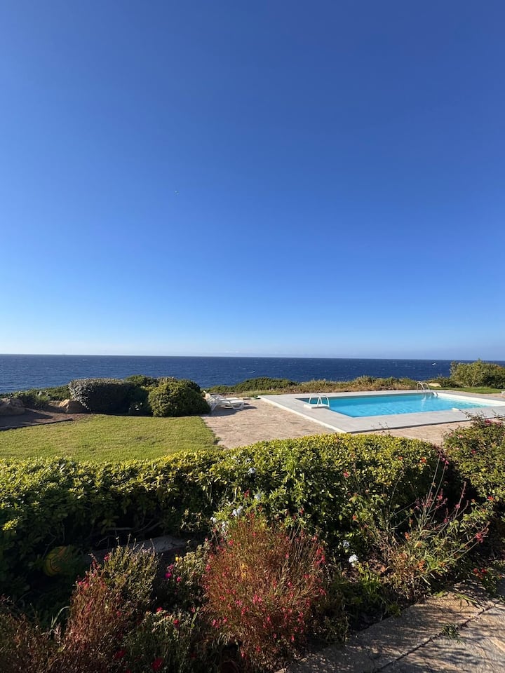 Villa Sul Mare Con Piscina - Algajola