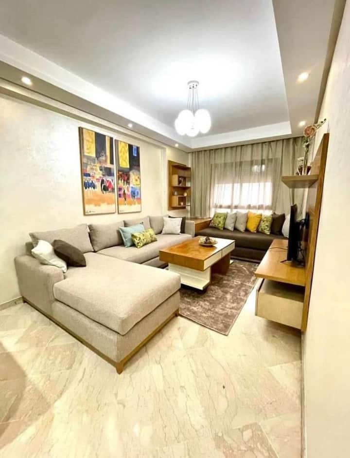 Appartement Moderne 3 Chambres - Rabat