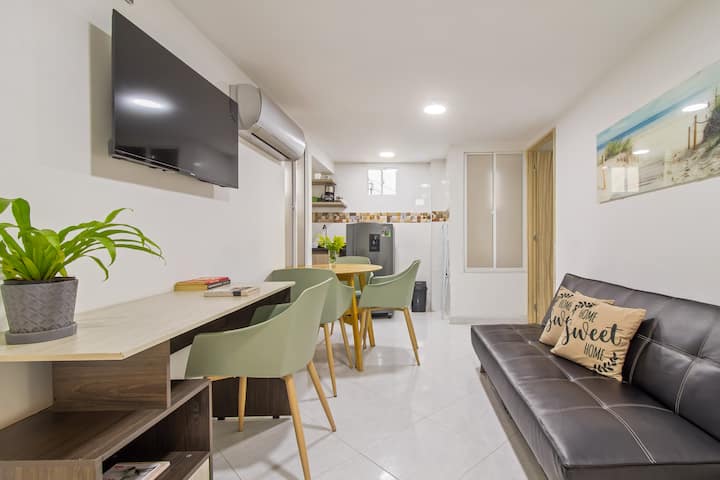 Family Apartment | View, Balcony And Beach 5 Minut - Santa Marta
