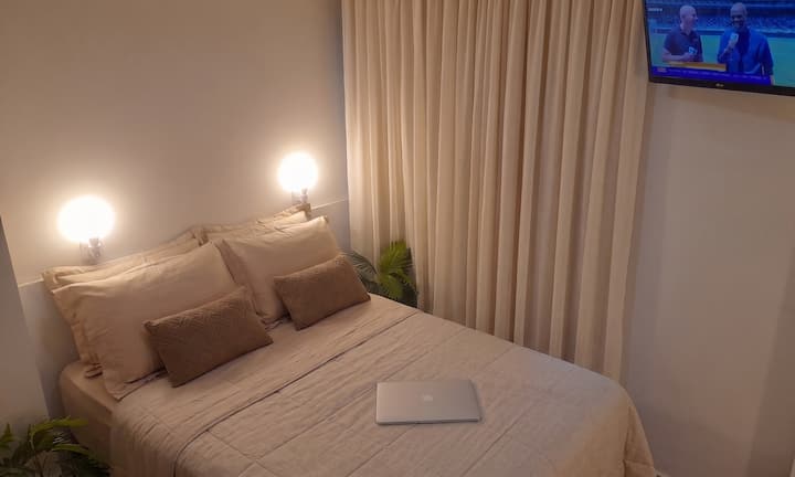 Aluguelpiratuba Studio, Climatizado, Wifi, Centro - Piratuba