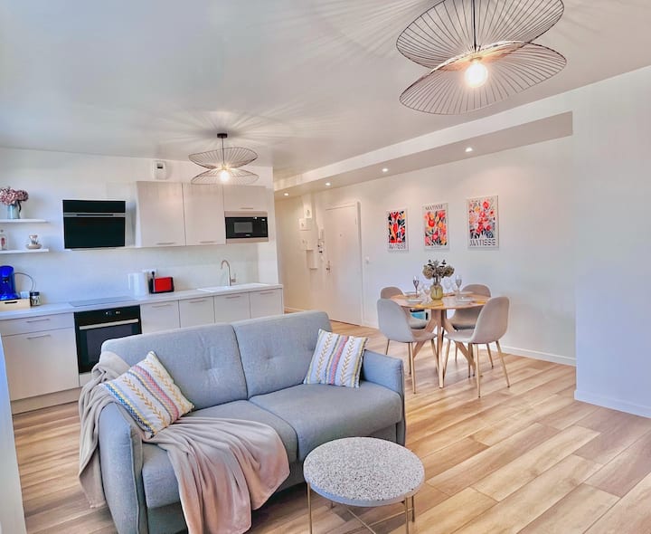 55m² Lumineux Centre – Accès Rapide Paris/cdg - Creil