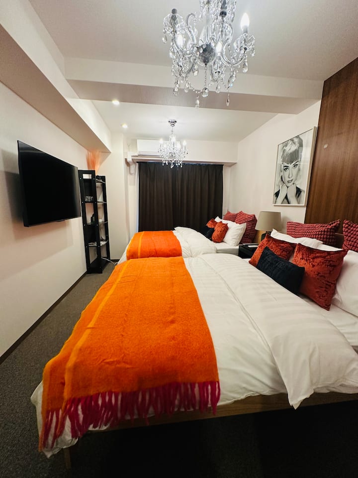 802 大阪中央区/日本桥/心斋桥步行10分钟/最大4人/整套公寓/长期优惠/最近地铁站步行三分钟 - Osaka