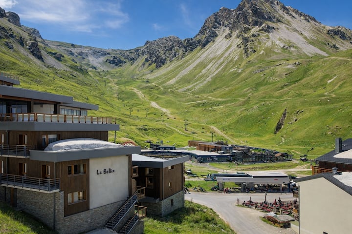 Grand Studio 2-4 Pers. Balcon Vue Plein Sud Wifi - Tignes