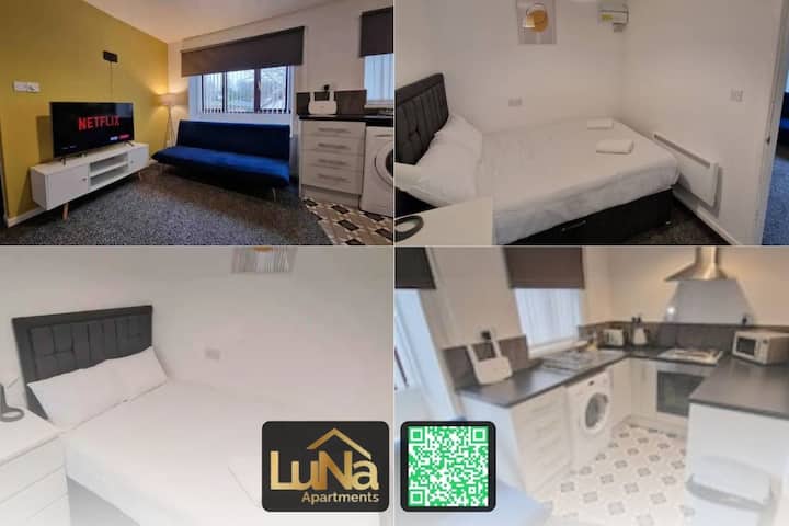 Convenient 1br Stay Free Parking & Relaxed Living - ゲーツヘッド