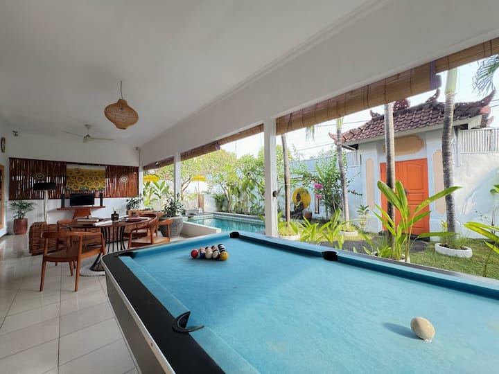 Villa 2 Br Private Pool & Pool Table-seminyak - 